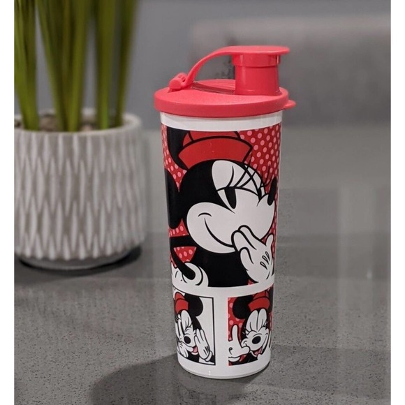 Tupperware | Dining | Tupperware Disney Minnie Mouse Tumbler W Drinking ...